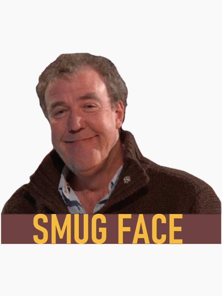 "Smug Face - Classic Je" Sticker for Sale by willettxbivona | Redbubble