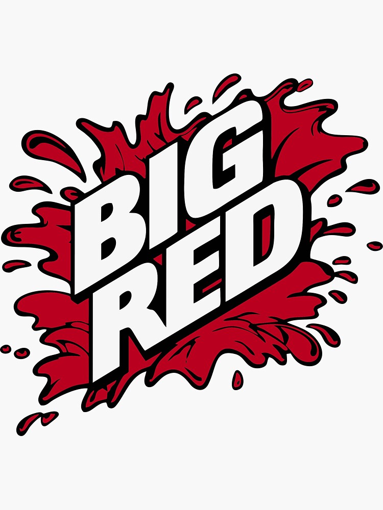 "Special Edition Big Red Design" Sticker for Sale by tyunijafa | Redbubble
