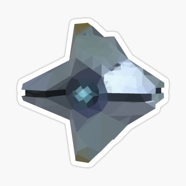 "Low Poly Ghost from Destiny 2" Sticker for Sale by Niicholas | Redbubble