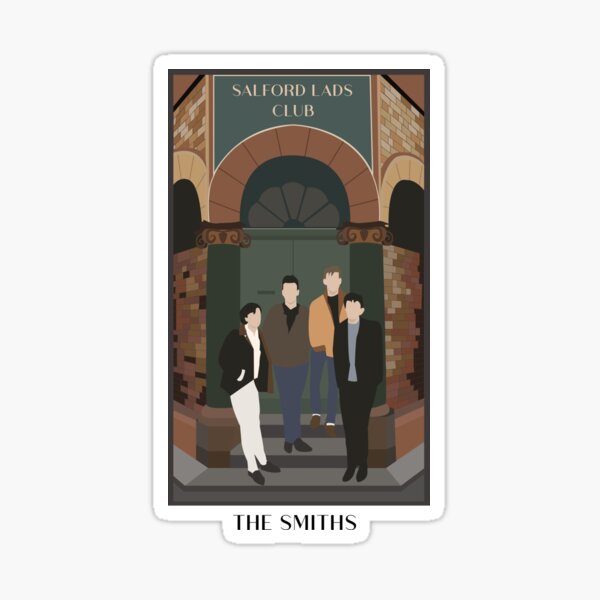 "The Smiths - Salford Lads Club" Sticker by Maiwennc | Redbubble
