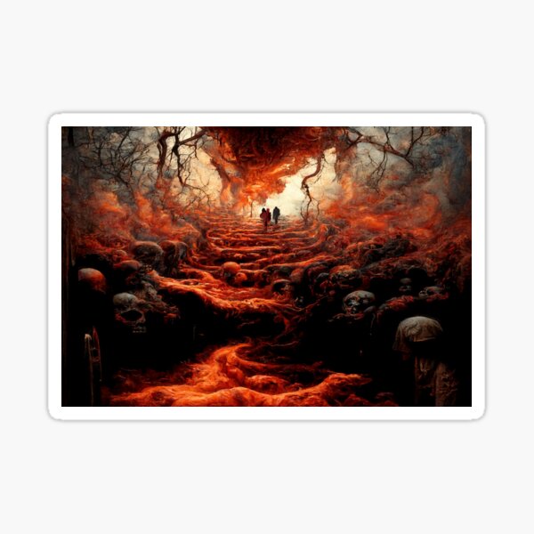 "Hell" Sticker for Sale by Methsnake420 | Redbubble
