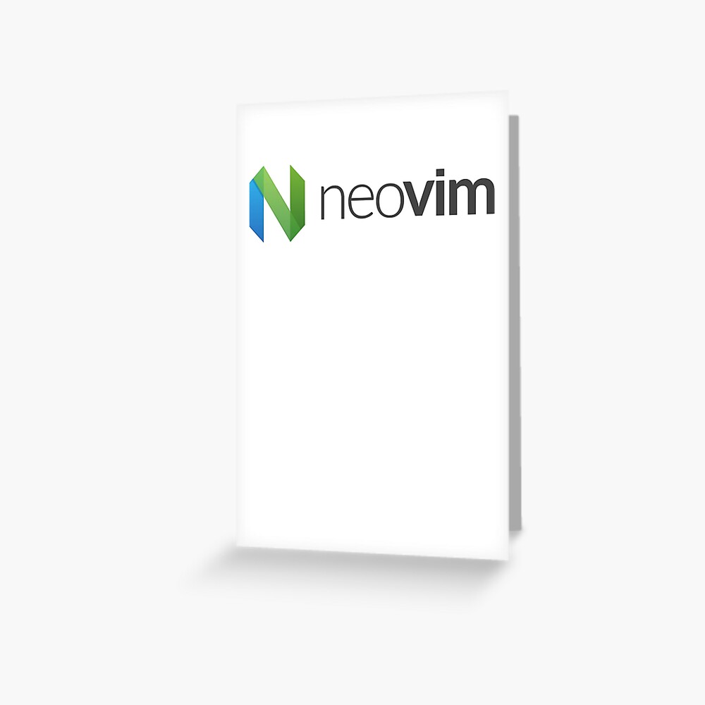 "Neovim Logo" Greeting Card for Sale by AviRojas | Redbubble