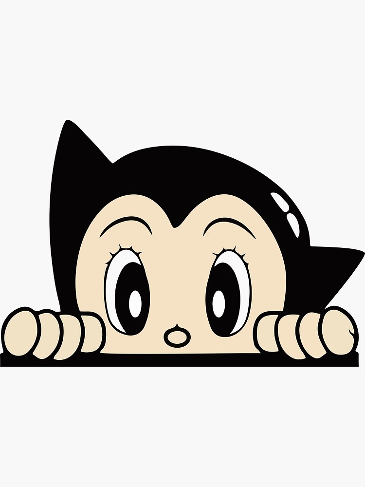 "Astro Boy Peeker Anime" Sticker for Sale by hazemham | Redbubble