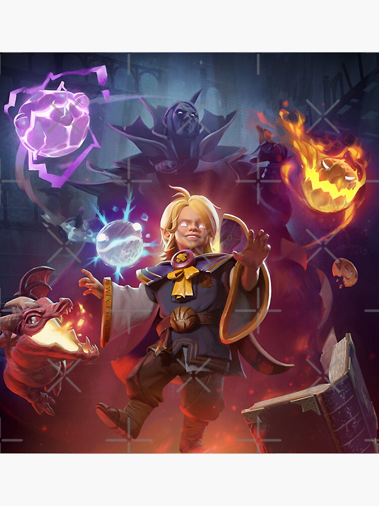 "Pink Game Dota 2 Baby Invoker Art" Sticker for Sale by LilaWaelchi09 ...
