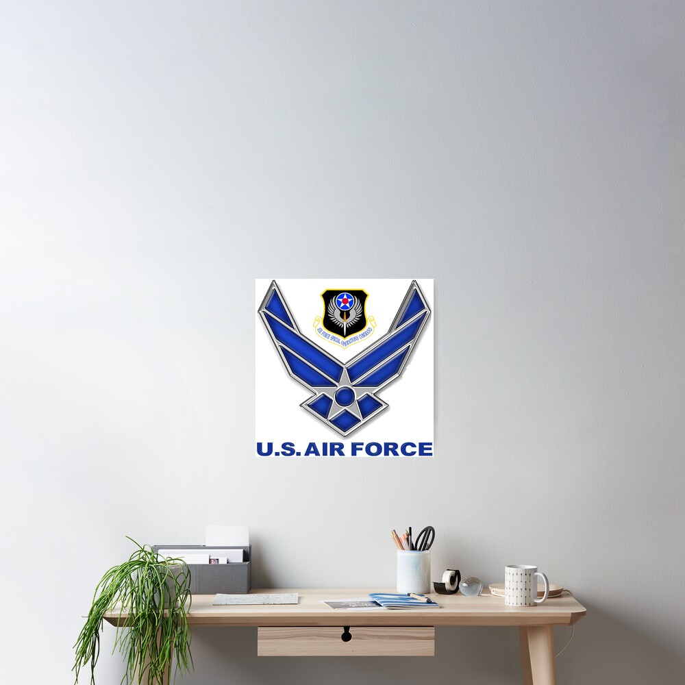 "AFSOC Crest With The Air Force Symbol" Poster by Spacestuffplus ...