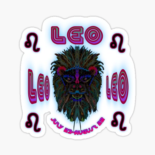 "Full Red Leo Logo On Maroon" Sticker for Sale by Boogie-72 | Redbubble