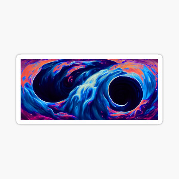 "Aesthetic Blue and Pink Color Mix Pattern Gaming Mousepad " Sticker ...