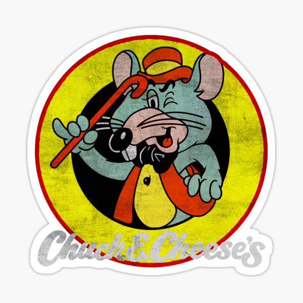 "Classic Chuck E, Cheese's" Sticker for Sale by Vinaaaaa | Redbubble