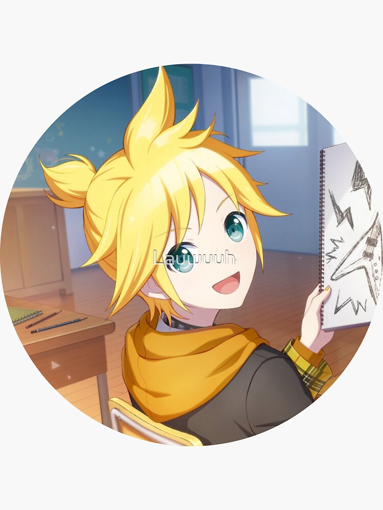 "Kagamine Len" Sticker for Sale by Lauwuuh | Redbubble