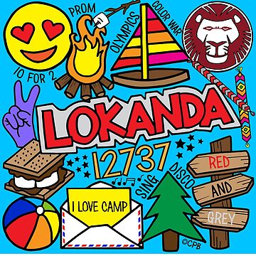 "Lokanda" Sticker for Sale by Corey Paige Designs | Redbubble
