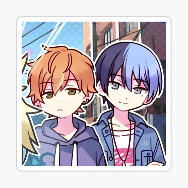 "Akito Shinonome and Toya Aoyagi" Sticker by Lauwuuh | Redbubble