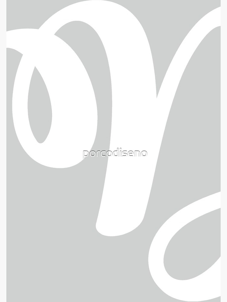 "Letter D Elegant Cursive Calligraphy Initial Monogram" Spiral Notebook ...