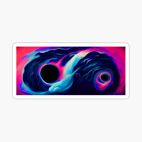 "Aesthetic Blue and Red Wave Pattern Gaming Mousepad " Sticker for Sale ...
