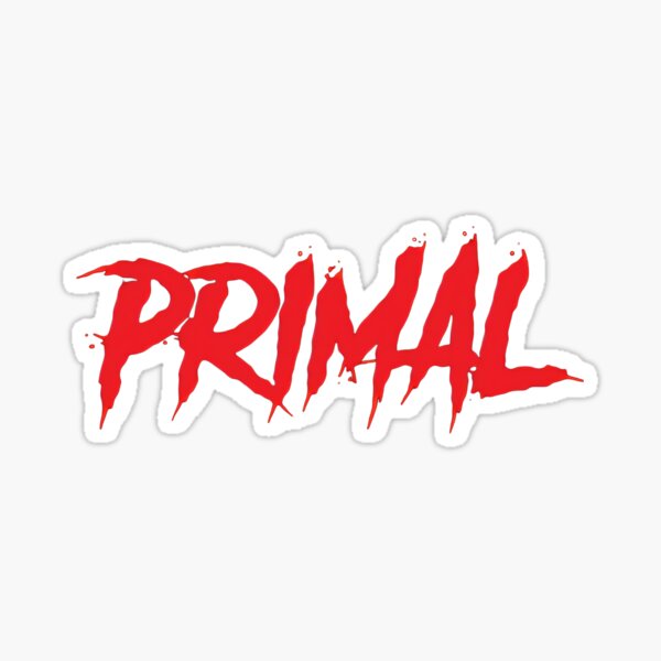 "Primal " Sticker for Sale by sentirpotrowol | Redbubble