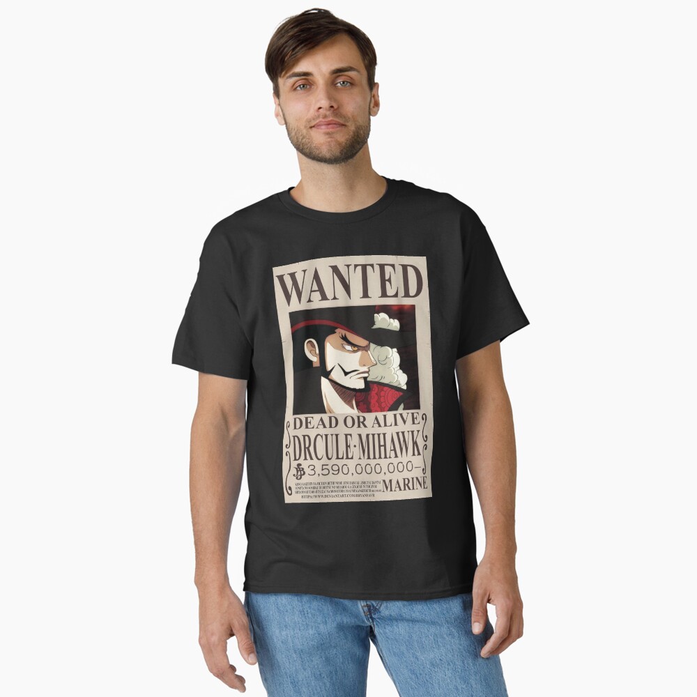 "Dracule Mihawk WANTED" Poster for Sale by animervd1 | Redbubble