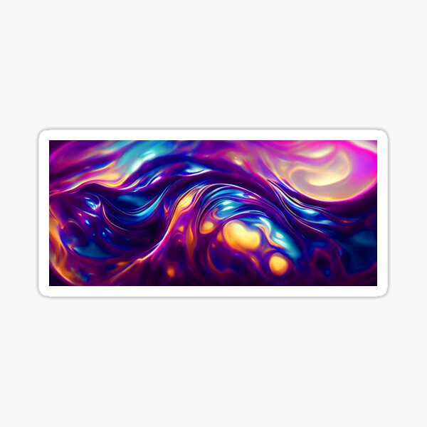 "Aesthetic Color Mix Lava Pattern Gaming Mousepad " Sticker for Sale by ...
