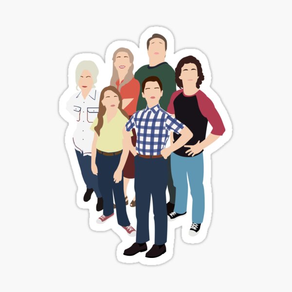 "Young Sheldon" Sticker for Sale by TvDoodles | Redbubble