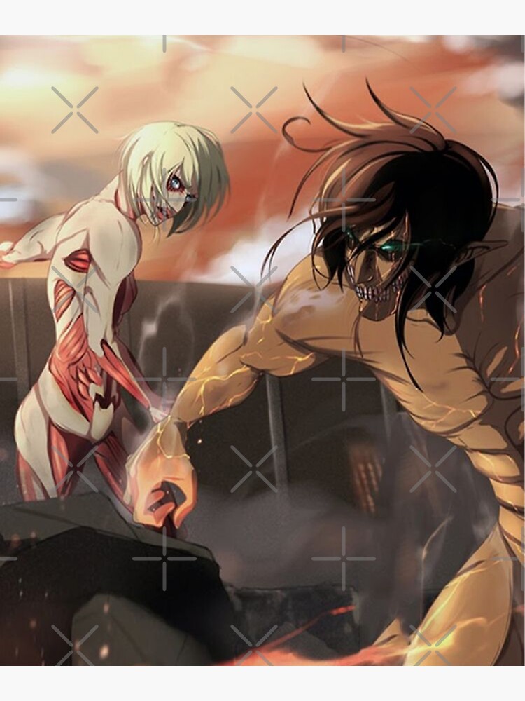 " Eren yeager| Attack on tittan" Sticker for Sale by MoEl-Art | Redbubble