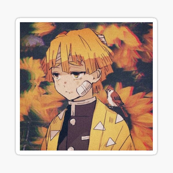 "Sad Zenitsu" Sticker for Sale by KingJoy | Redbubble