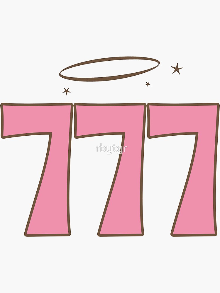 "Bratz Angel Number 777" Sticker for Sale by rbytgr | Redbubble