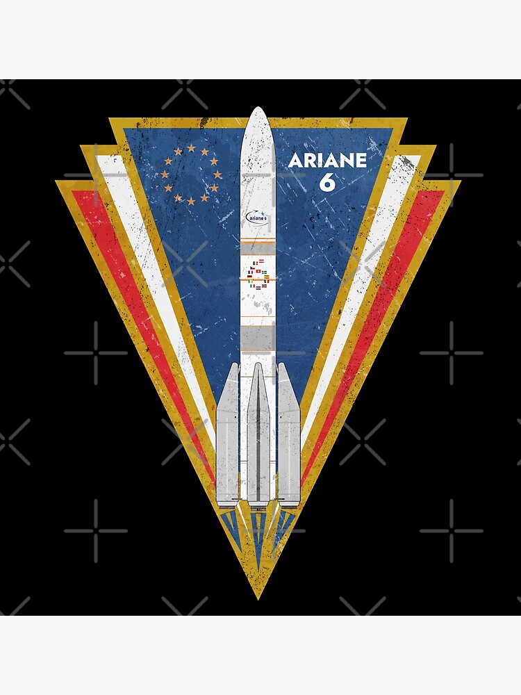 "Ariane 6 Badge" Poster for Sale by BGALAXY | Redbubble
