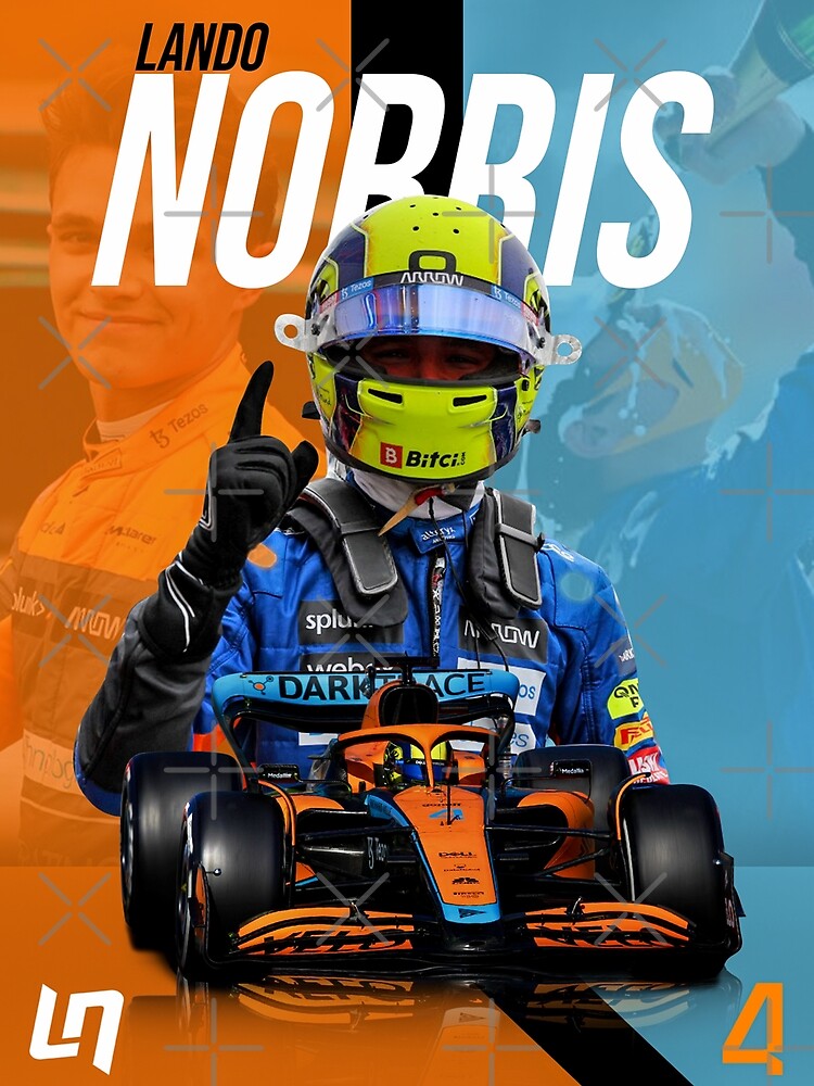 "Lando Norris McLaren F1 2022 LN4" Poster for Sale by larsmeijer11 | Redbubble