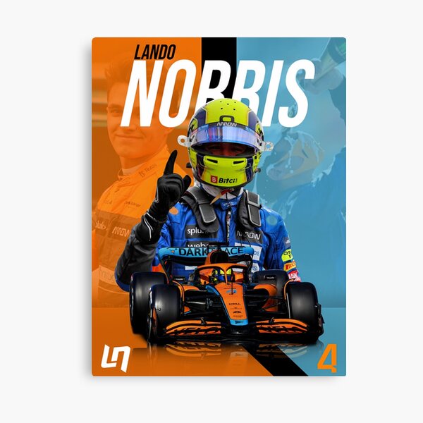 "Lando Norris McLaren F1 2022 LN4" Canvas Print for Sale by ...