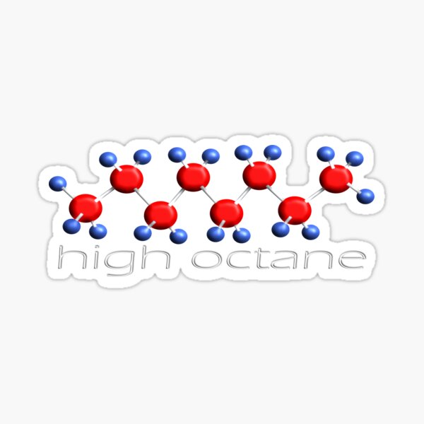 "high octane" Sticker for Sale by TBD-Ink | Redbubble