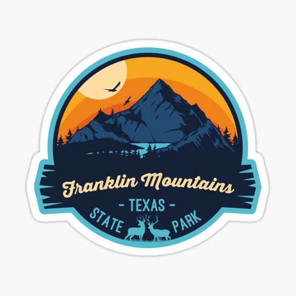 "Franklin Mountains State Park Texas Vacation TX Souvenir Badge ...