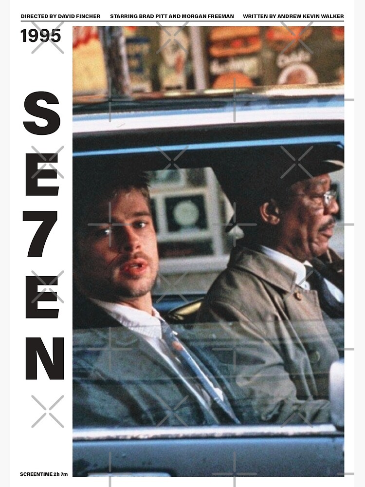 "SE7EN" Poster for Sale by 33ll | Redbubble