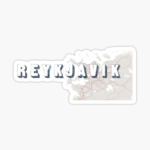 "Reykjavik, Iceland" Sticker for Sale by warrenbisch | Redbubble