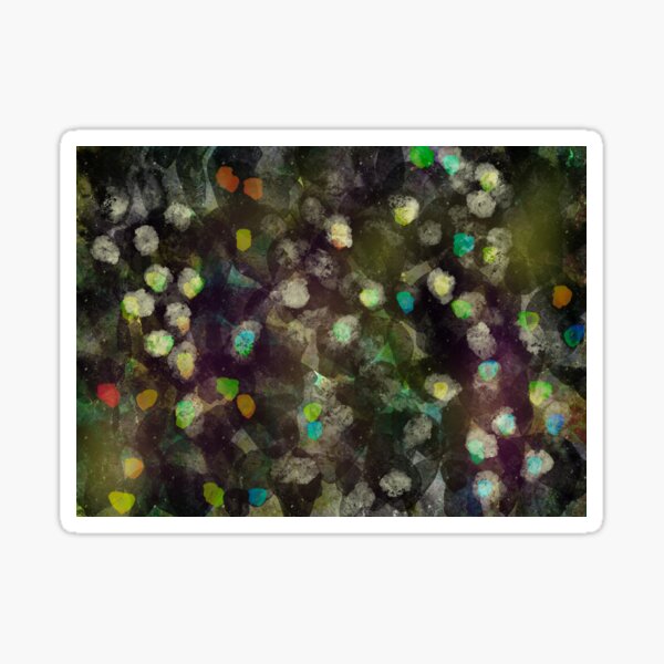 "Dark Background Abstract Art Print" Sticker for Sale by altu-art ...