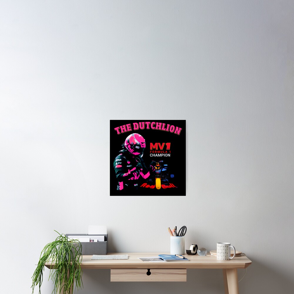 "The Dutch Lion Red Bull 90s Vintage Style Formula 1 Champion MV VER 1 ...