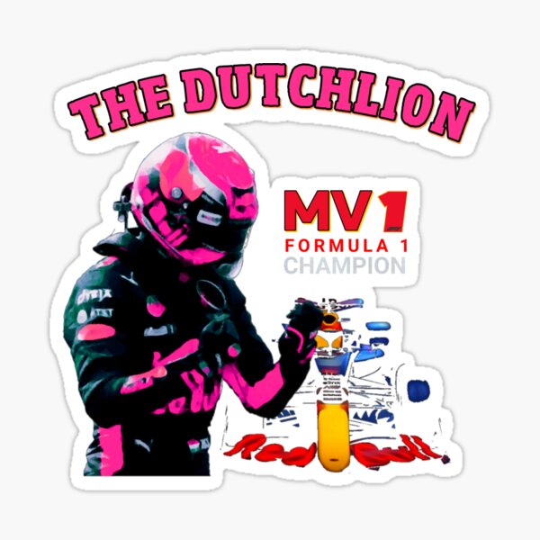 "The Dutch Lion Red Bull 90s Vintage Style Formula 1 Champion MV VER 1 ...
