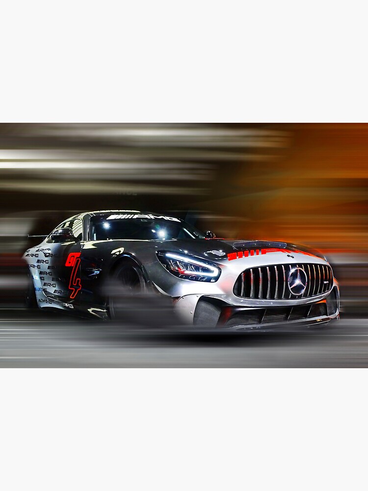 "Mercedes AMG GT4" Sticker for Sale by Glineur | Redbubble