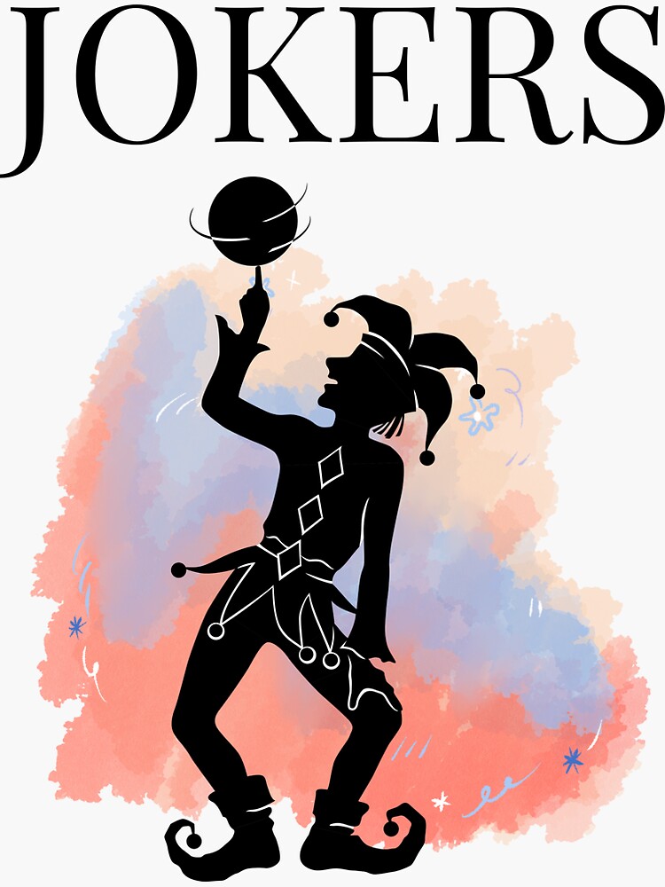 " jokers" Sticker for Sale by ChachiArts | Redbubble