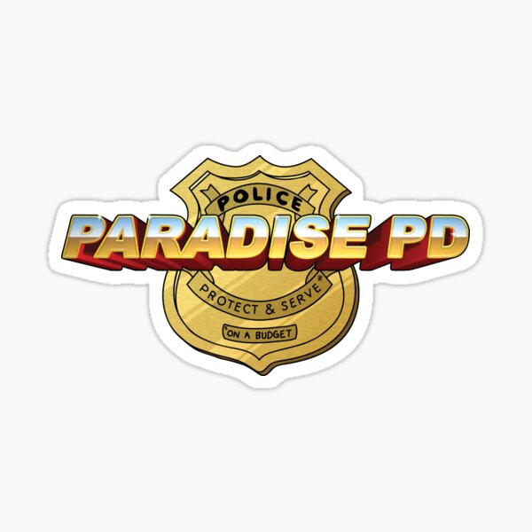 "pd" Sticker by Waco100 | Redbubble