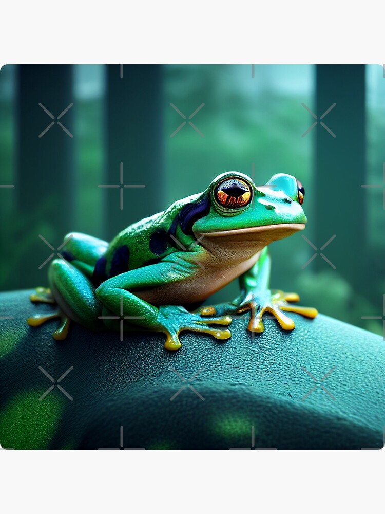 "Hi Frog" Poster for Sale by xopsuey | Redbubble