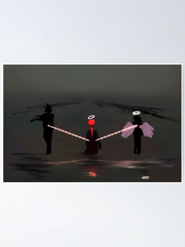 "Makima, Aki, and Angel Devil vs Gun Devil" Poster for Sale by Eriasur ...