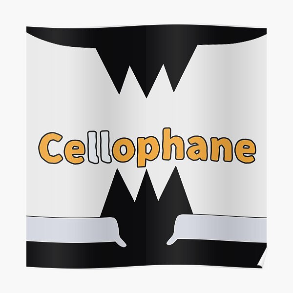 "Cellophane Hero Name (w/background)" Poster for Sale by ...