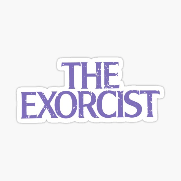 "THE EXORCIST" Sticker for Sale by horanpablo | Redbubble