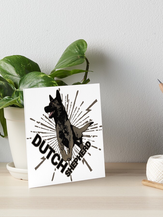 "Dutch Shepherd - Dutchie " Art Board Print for Sale by k9printart ...