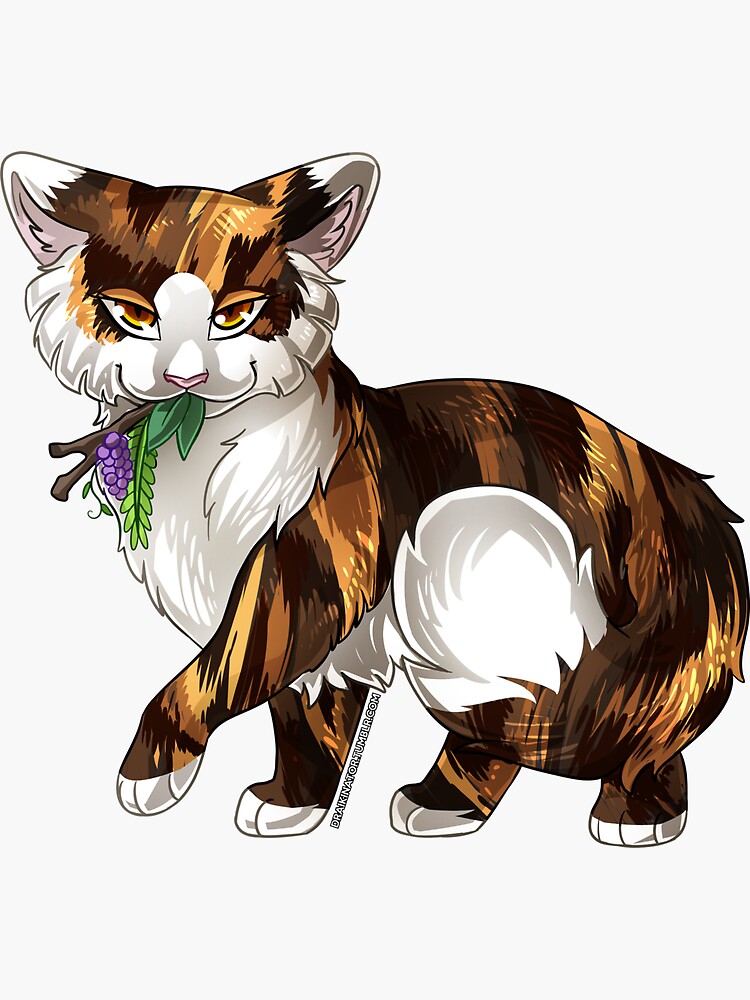 "Spottedleaf" Sticker by Draikinator | Redbubble