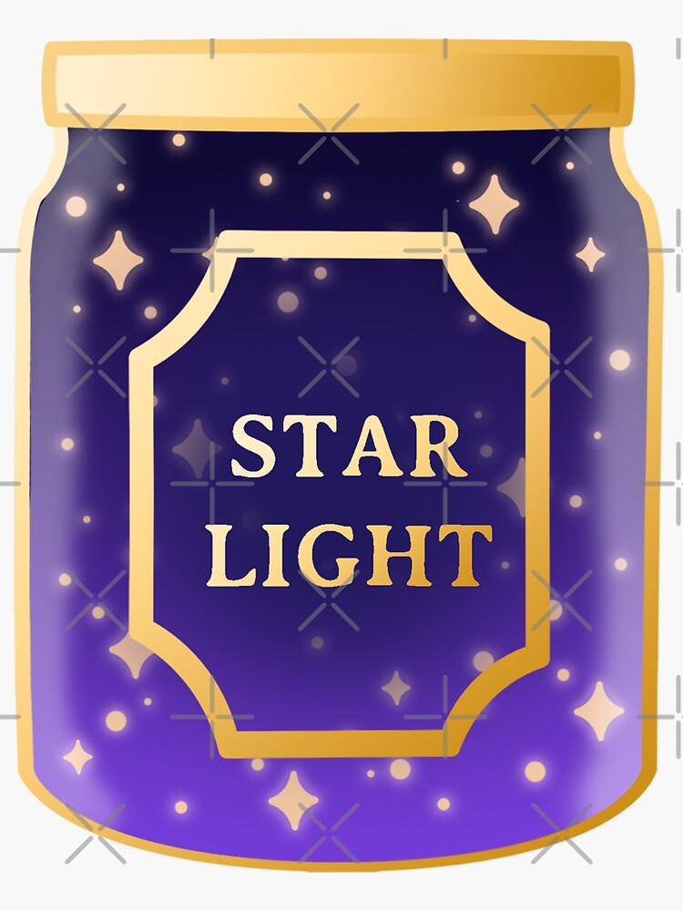 "starlight in bottle" Sticker for Sale by ainyaelf | Redbubble