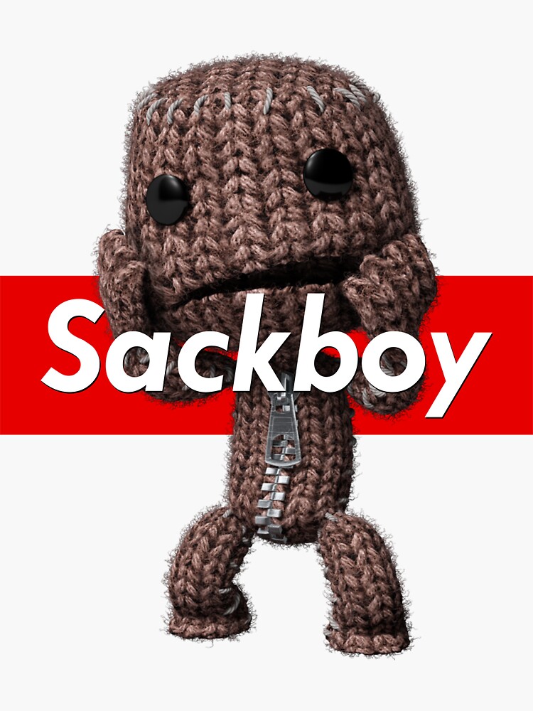 "SACKBOY" Sticker for Sale by xylerwoodz | Redbubble