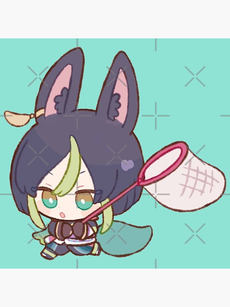 Póster «Tighnari Chibi Kawaii - Impacto de Genshin» de Sara2806 | Redbubble