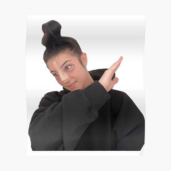 "Charlie Damelio - Tik Tok reference" Poster for Sale by EloraBabz ...