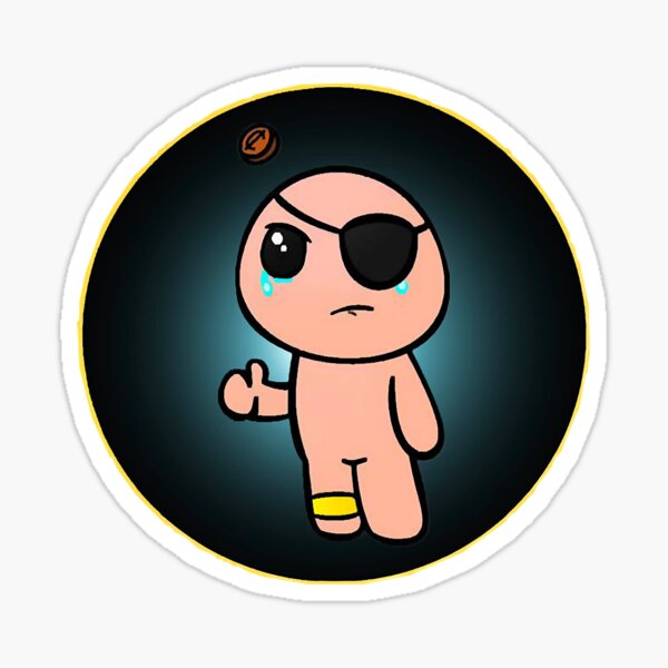 "The binding of Isaac " Sticker for Sale by GeekAestheticss | Redbubble