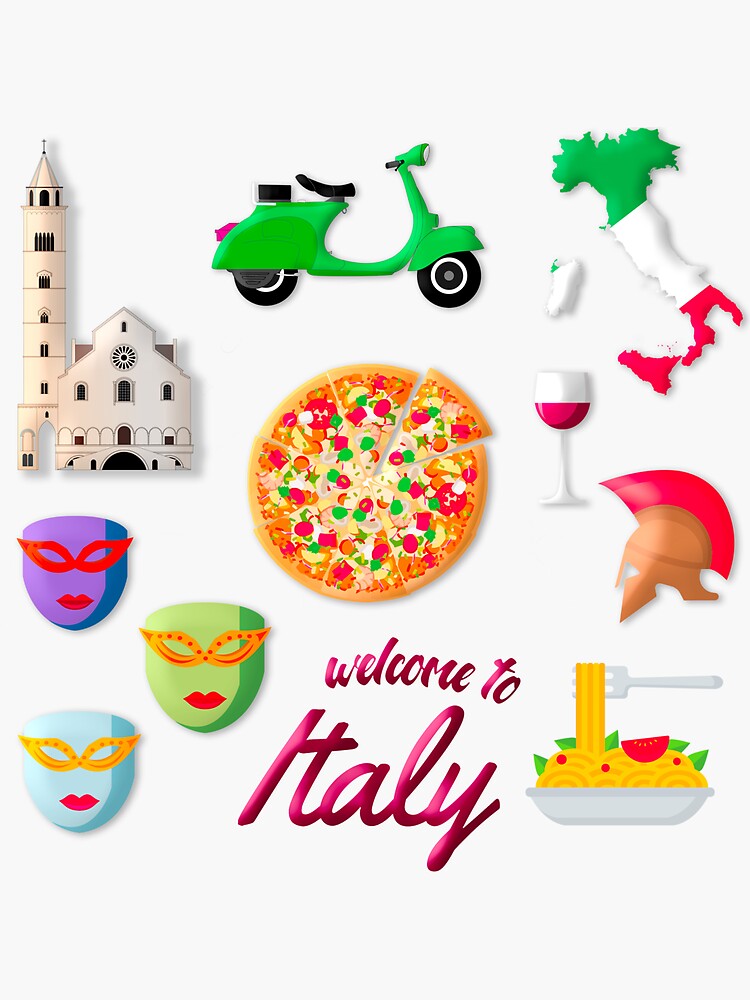 "Forza Italia 2 - Lets go Italy! Italian new sticker pack" Sticker for ...
