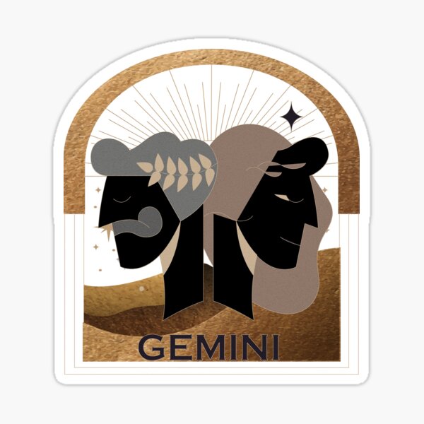 "Gemini Zodiac Sign" Sticker for Sale by ARTDIGITALCUTE | Redbubble